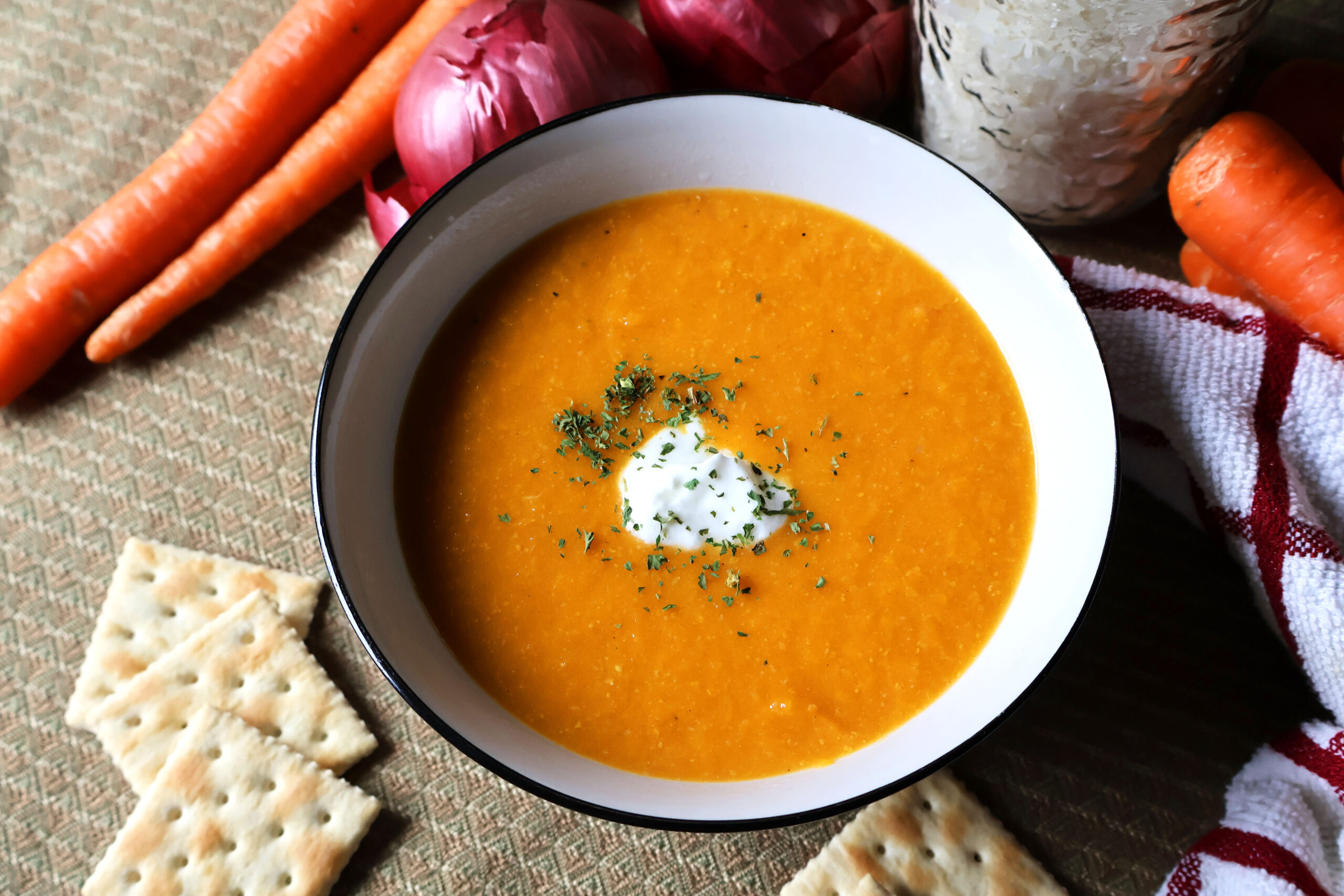 Cream of Carrot Soup - I Cook And Paint